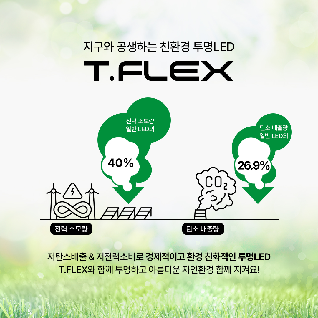 [T.FLEX] 세븐일레븐 던던 동대문점 투명LED 구축 - JSOLUTION